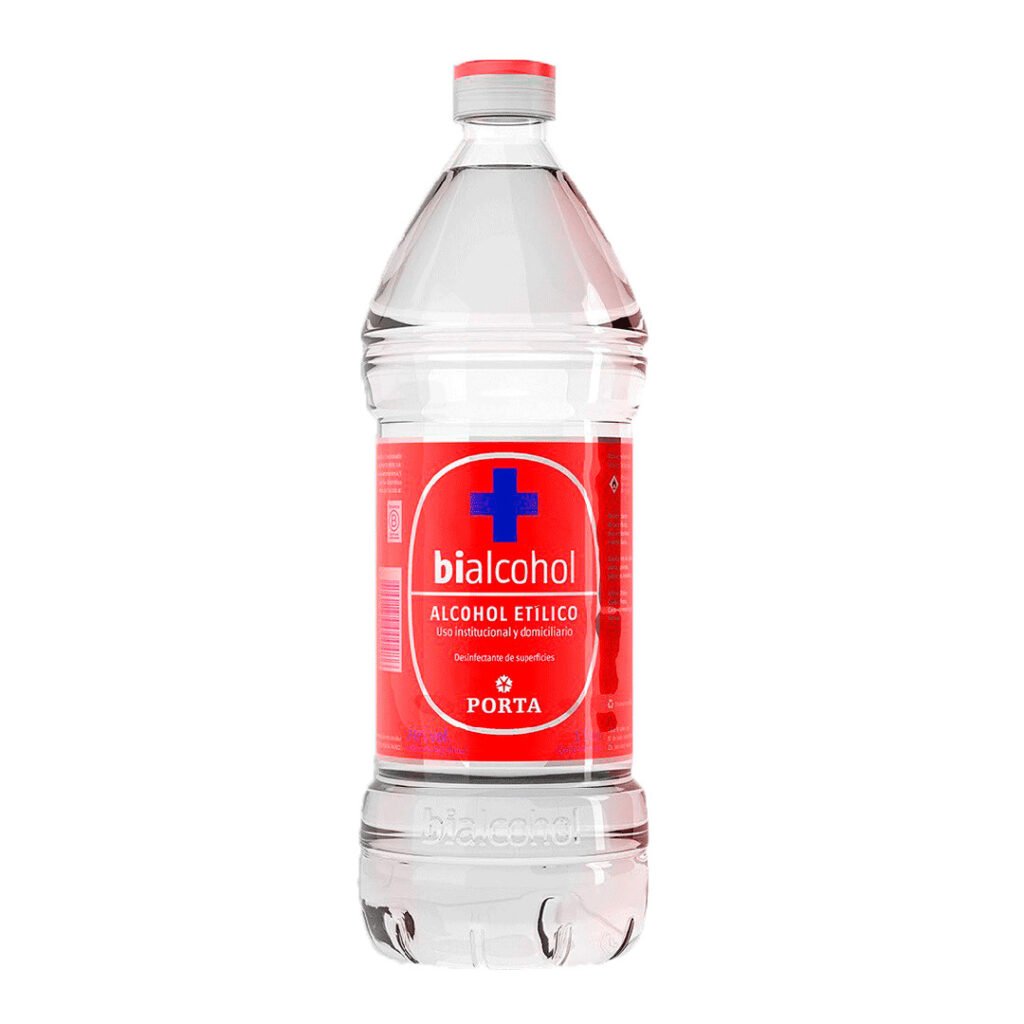 Alcohol etílico al 70% botella x 1 litro - bionmed.com.ar