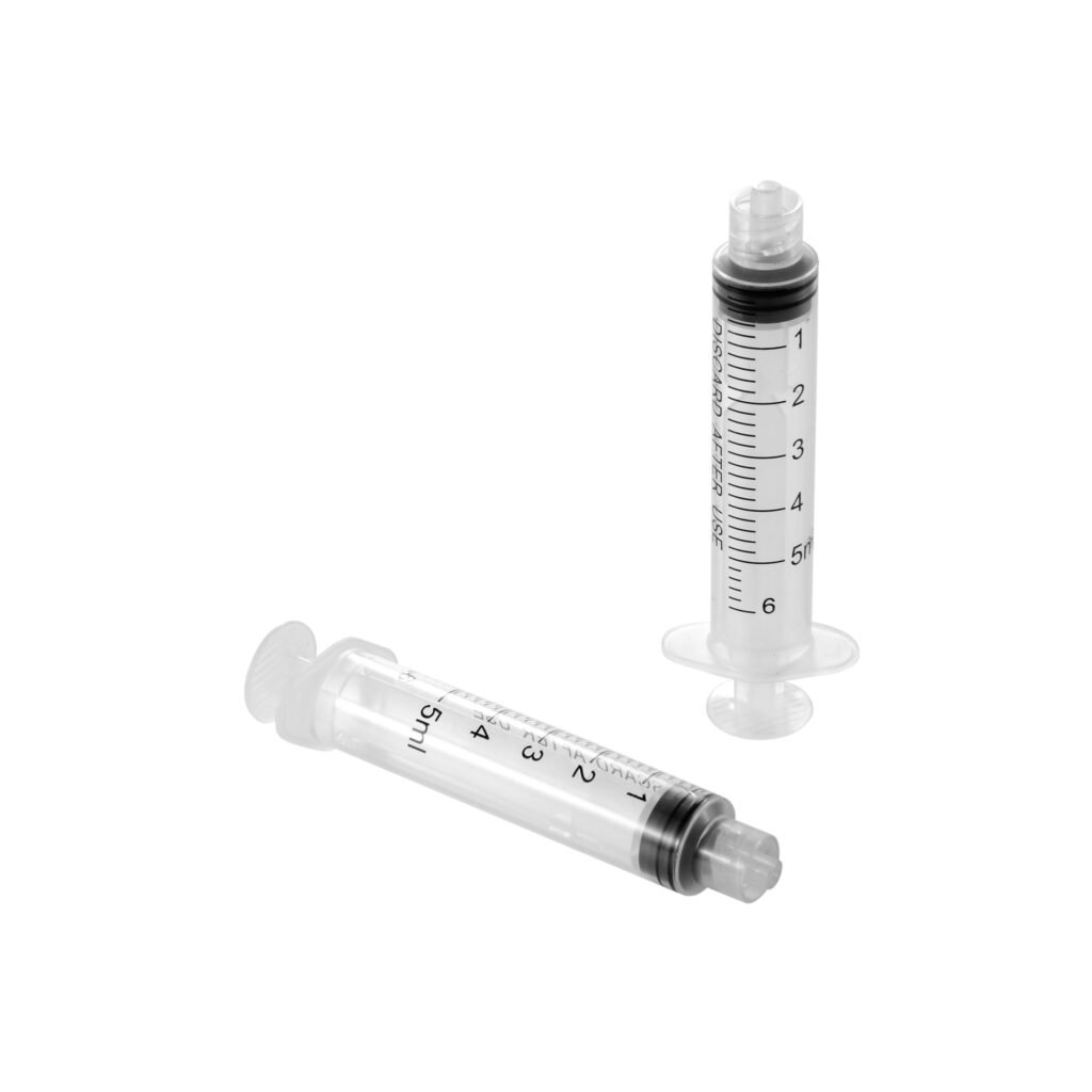 Jeringa de 5ML Luer lock estéril (caja x100U) - bionmed.com.ar